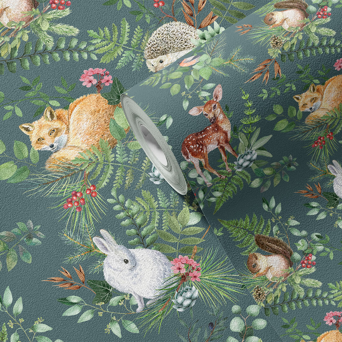 Woodland Wallpaper Pattern Composed & Collected: Country Woodland